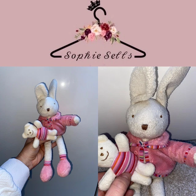 JELLYCAT JELLYKITTEN PEEJAY Bunny Pull Bear Musical Soft Toy £4.99 ...