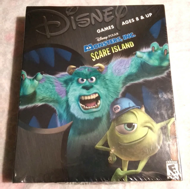 RARE NEW - Monsters Inc Scare Island Disney Pixar Pc Computer Game Cd ...
