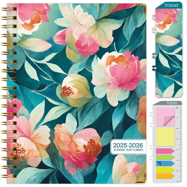 HARDCOVER ACADEMIC YEAR 2025-2026 Planner: (June 2025 Through July 2026 ...