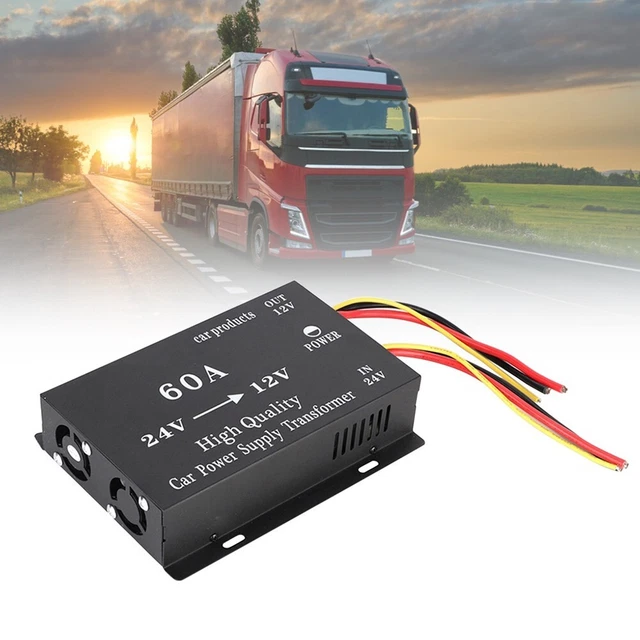 TRANSFORMATEUR EFFICACE 24 V noir protection contre les courts-circuits ...