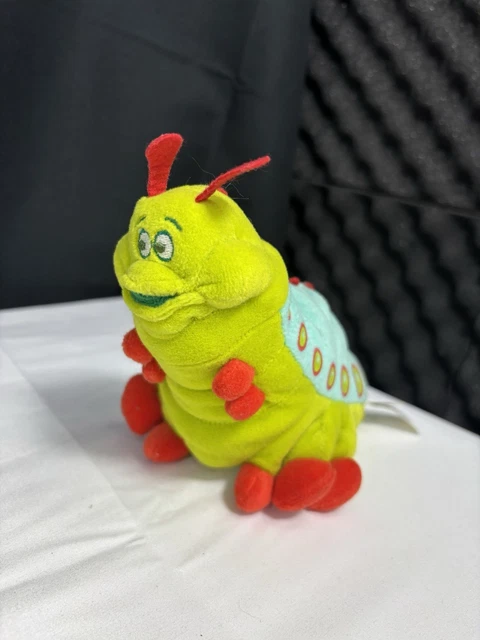 WALT DISNEY RARE Heimlich Plush beanie Soft Toy Bug's life 6 ...