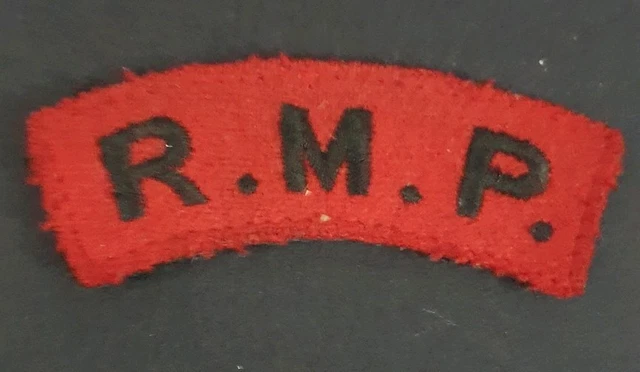 BRITISH ARMY - Post WW2 - Royal Military Police - Shoulder Flash Title ...
