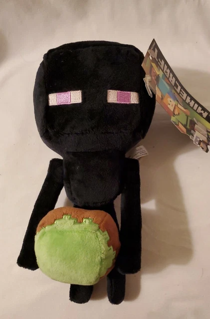MINECRAFT ENDERMAN HAPPY Explorer Jinx Mojang 8” Black Stuffed Plush £ ...