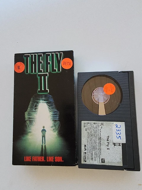 THE FLY II Betamax NOT VHS Rare Format 1989 CBS Fox Eric Stoltz Daphne ...