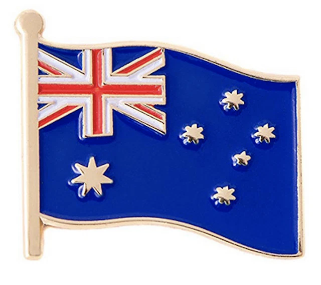 AUSTRALIA DAY FLAG Tie Pin Badge Brooch Lapel Aussie Flag $7.99 ...