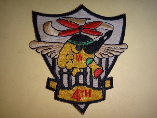 VIETNAM WAR US Army 4th AVIATION Battalion 4th Infantry Division Patch ...
