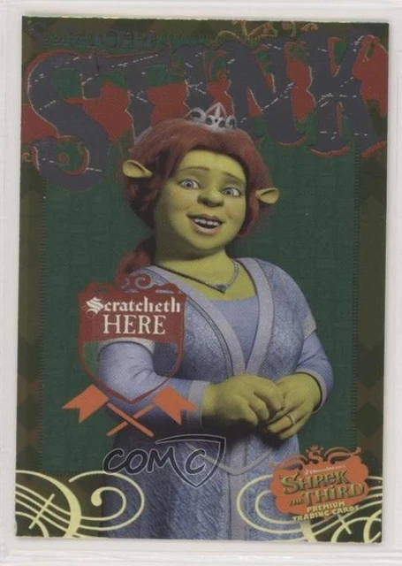 2007 INKWORKS SHREK the Third Scratch & Stink Retail Green Fiona #SH-2 ...