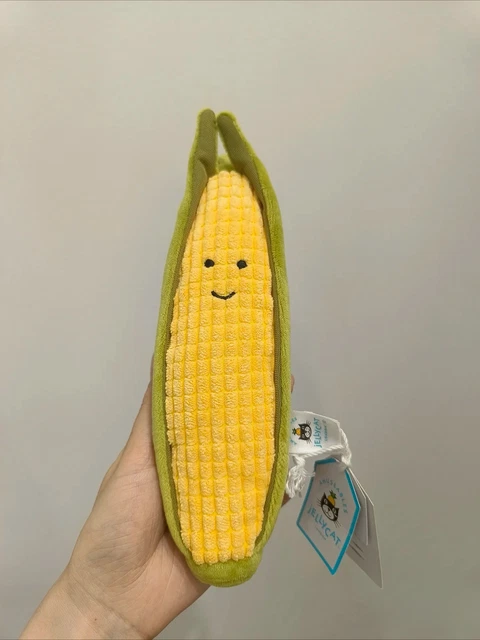 JELLYCAT VIVACIOUS SWEETCORN Plushie - New with Tags Ultra Soft Cuddly ...