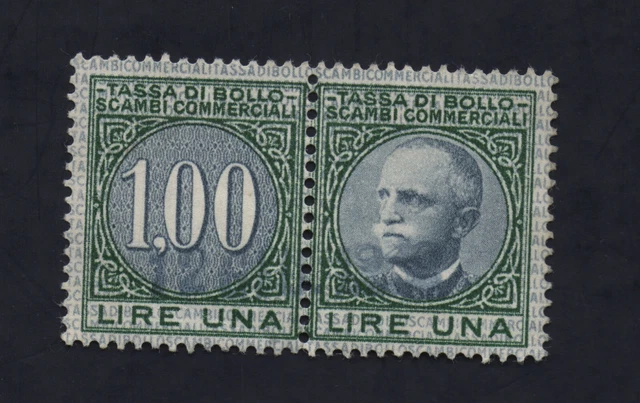 REGNO D'ITALIA, MARCA da Bollo Lire 1,00 Timbro 1940 Tassa di Bollo ...