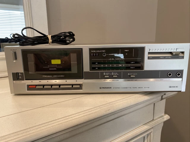 VINTAGE PIONEER STEREO Cassette Tape Deck CT-10 1985 RARE *Read ...