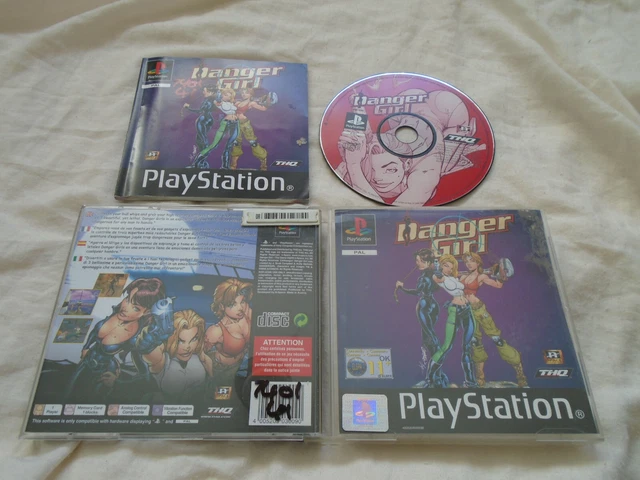 DANGER GIRL PS1 (COMPLETE) rare Sony Playstation black label £29.95 ...