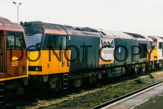 UK DIESEL TRAIN Railway Photograph Of Class 60 60038 Loco. Rm60-190 £1. ...