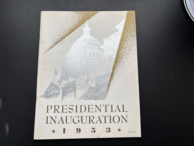 VINTAGE 1953 PRESIDENTIAL Inauguration Program Dwight Eisenhower ...
