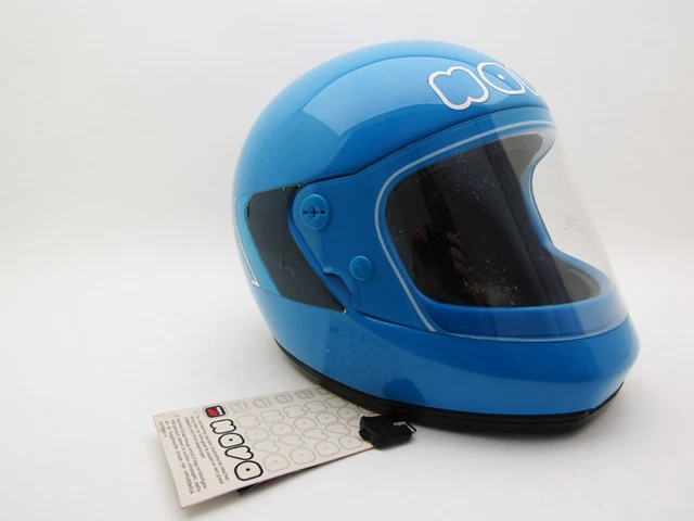 CASQUE MOTO VINTAGE italien NAVA Integralnava 2 VINTAGE années 80 old ...