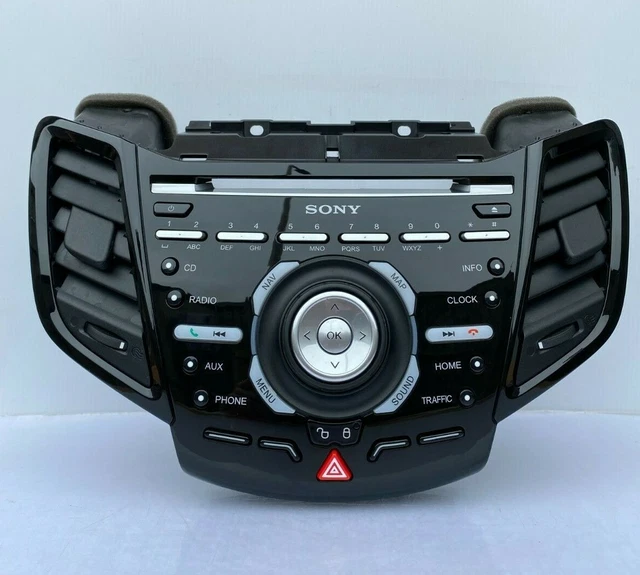 FORD FIESTA ST MK7 Radio & Sat Nav Sony Controls Genuine C1BT-18K811-TA ...