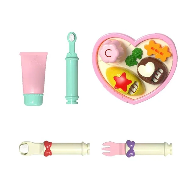PLAY HOUSE STYLE Food Feeding Toy Pudding Feeding Toy Early Education ...