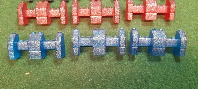 MEGA BLOKS CASTLE Krystal Wars wall battlements / top piece lot £13.96 ...