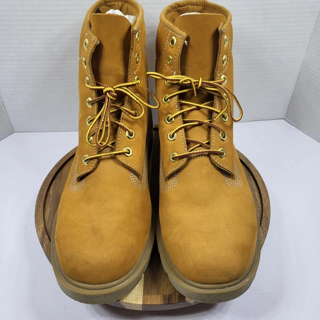 TIMBERLAND MEN'S 10066 6-Inch Basic Waterproof Wheat Nubuck Boots Size ...