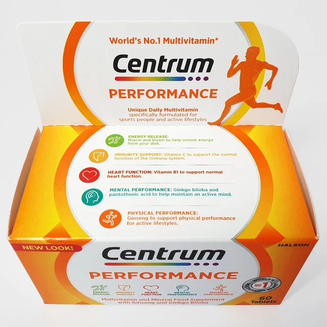 CENTRUM PERFORMANCE MULTI-VITAMINS and Minerals - Highly Active Men ...