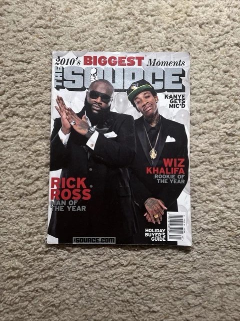 THE SOURCE MAGAZINE Dec/Jan 2010 #242 Rick Ross Wiz Khalifa Holiday ...
