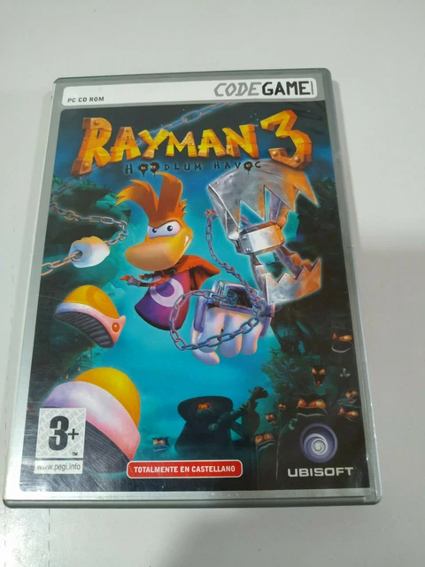 RAYMAN 3 HOODLUM Havoc Pc Game 3 X Cd-Rom In Spanish Codegame Ubisoft ...