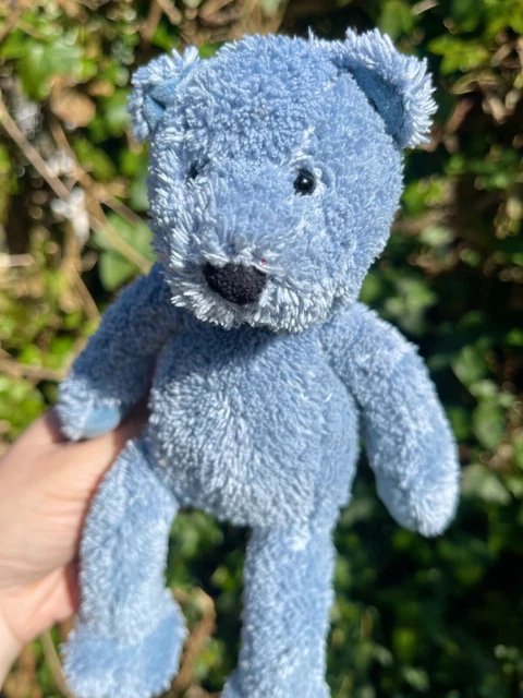 JELLYCAT / JELLY Cat Small Blue Teddy Bear Slackajack Soft Plush Toy ...