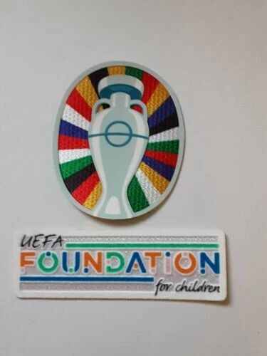 2024 UEFA EURO 2024 Pokal + Foundation Patch Jersey-Armband-Band $6.58 ...