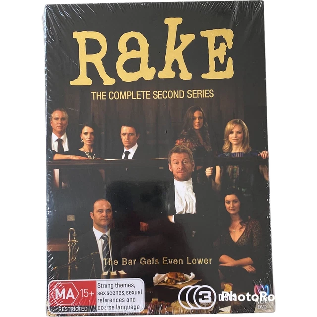 RAKE SERIES 2 DVD 3 Disc Set Reg 4 Complete Second Series Richard ...