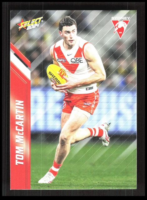 AFL 2024 SELECT Sydney Swans Tom McCartin 154 Card CB-1-4-B-6 EUR 1,68 ...