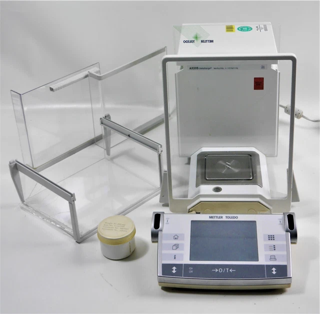 METTLER AX205DR DELTA Range Balance Waage Analysewaage Labor d=0,01/0 ...