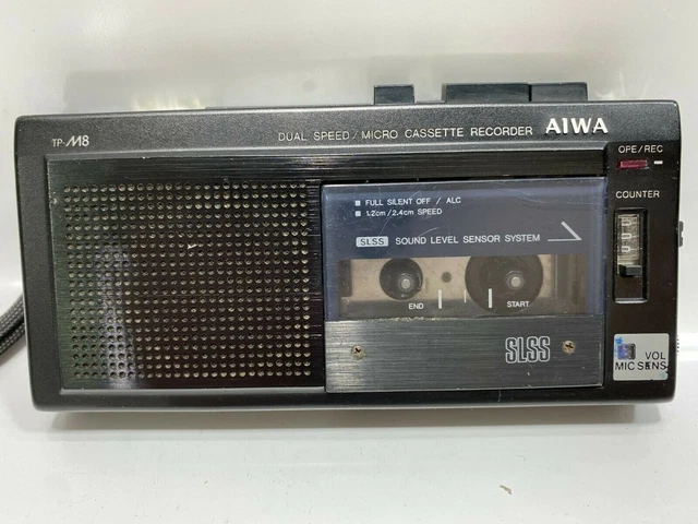 AIWA TP-M8 MICRO Cassette Recorder SLSS VINTAGE Pour Pièces ou Réparation EUR 37,67 - PicClick FR