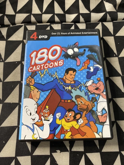 180 CARTOONS DVD 2008 4 Disc Set £4.67 - PicClick UK