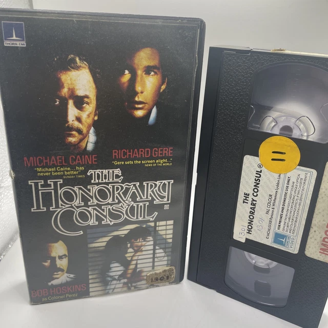 THE HONORARY CONSUL Small Box VHS Richard Gere Pre Cert (skub14) Rare £ ...