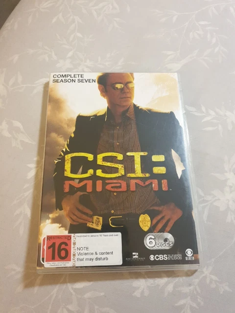 CSI: MIAMI : Season 7 (Box Set, DVD, 2010) $20.00 - PicClick AU