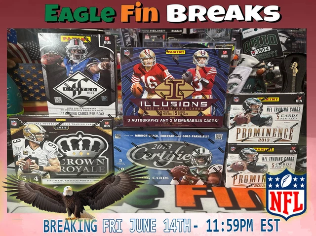 HOUSTON TEXANS 2013-2023 6-Box Break Illusions-Limité-Couronne Royale ...