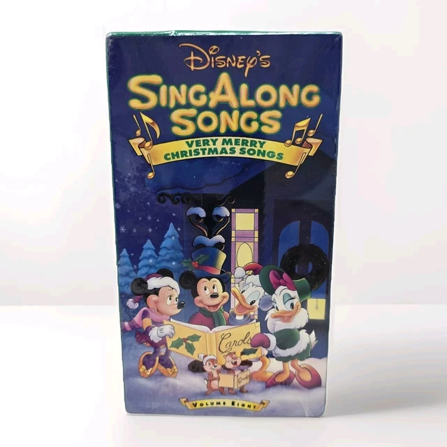 DISNEY SING ALONG Songs Very Merry Christmas VHS **SEALED NEW** £11.60 ...
