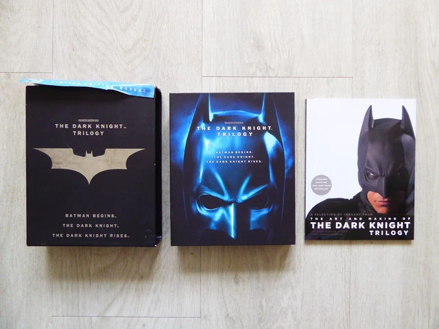 THE DARK KNIGHT Trilogy Blu-Ray Boxset Christian Bale Christopher Nolan £4.99 - PicClick UK