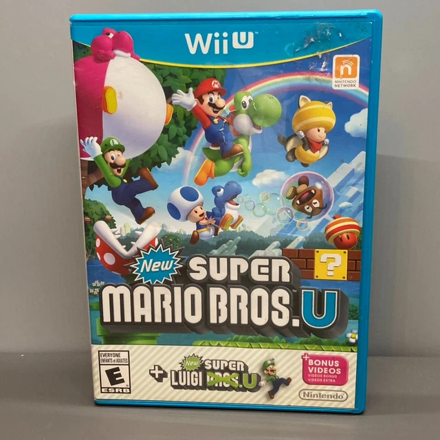 NEW SUPER MARIO Bros. U + New Super Luigi U - Nintendo Wii U Complete ...