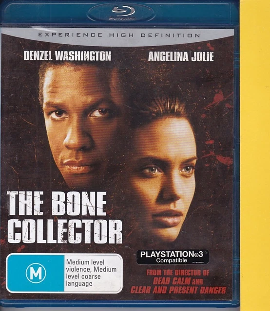 THE BONE COLLECTOR (Blu-ray, 1999, Reg ABC) Denzel Washington, Angelina ...