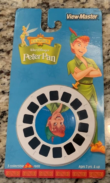 NEW SEALED 1998 Viewmaster Disney Classics Peter Pan 3D Reels Pack View ...