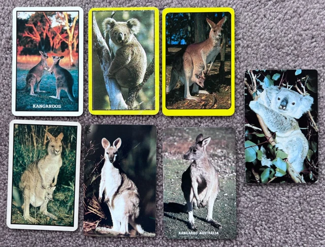 SWAP PLAYING CARDS Australian animals kangaroo koala EUR 3,67 - PicClick FR