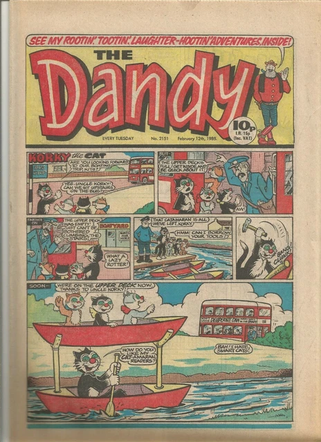 THE DANDY : February 12th 1983 : Vintage UK Comic Book #2151 £9.95 ...