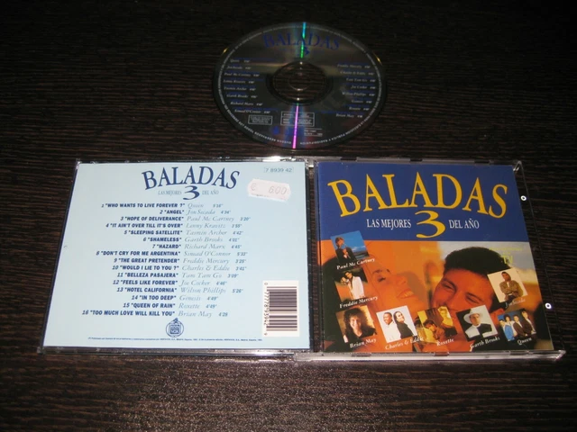 BALLADS 3 CD Las Meilleurs Del Año (Queen-Roxette-Jon Secada-Brian May ...