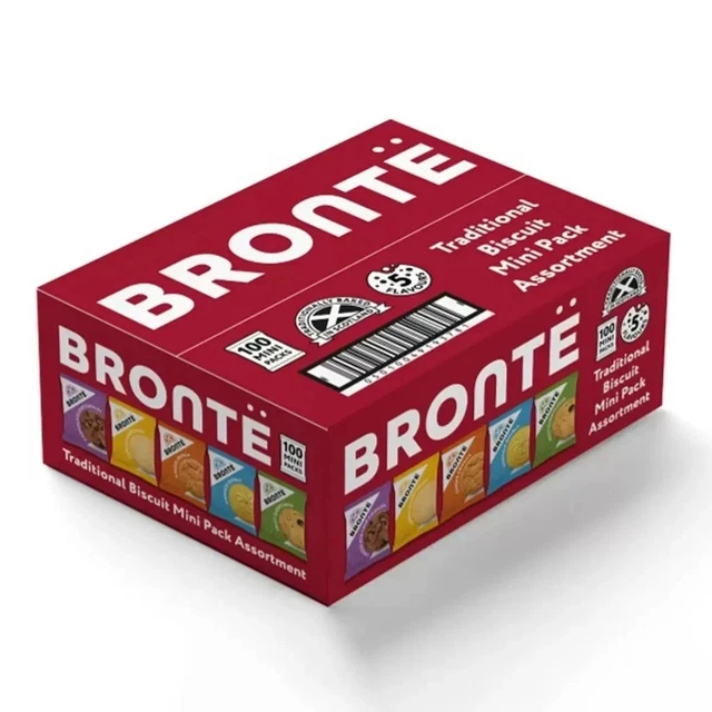 BRONTE BISCUITS MINI Packs 5 Flavours Individually Wrapped Variety Box ...