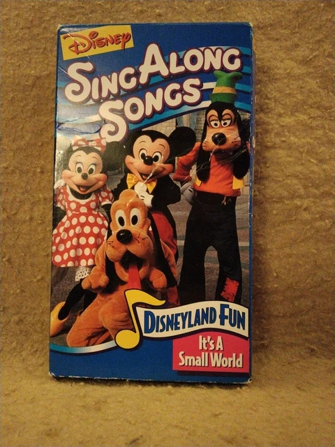 Disneys Sing Along Songs Disneyland Fun Its A Small World Vhs 1993