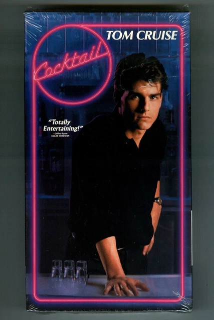 TOM CRUISE IN COCKTAIL! Brand NEW Sealed VHS Movie! Bryan Brown ...