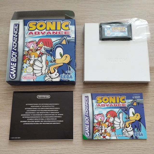 GBA SONIC ADVANCE, Complete £19.49 - PicClick UK