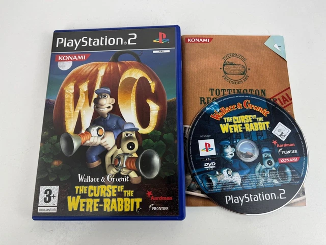 WALLACE & GROMIT The Curse of the We’re Rabbit PS2 Playstation 2 Game ...