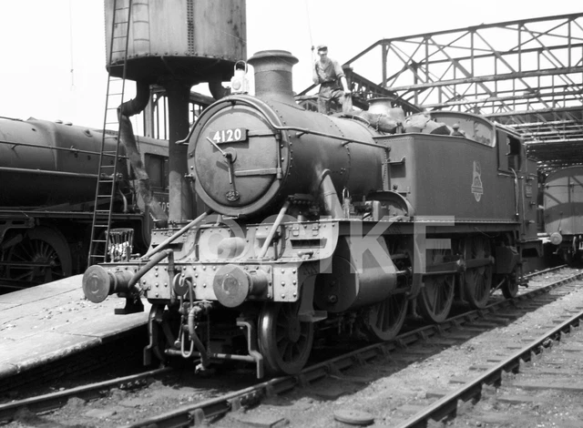 RAILWAY PHOTOGRAPH 6X4 GWR 4120 Crewe 1959. £2.95 - PicClick UK