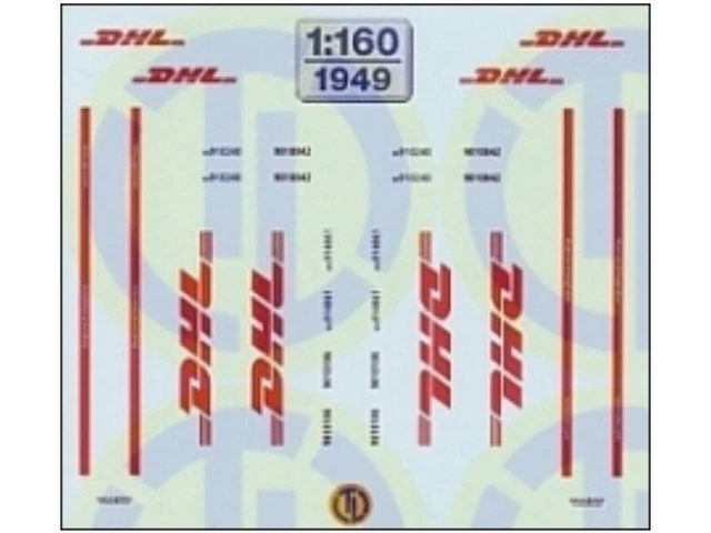 TL-DECALS 1949 - Decals DHL-Beschriftungen Decalbogen - Spur N - NEU ...